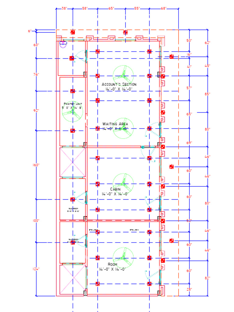 7.slab Electrical Drawing - Office Block | PDF | Room