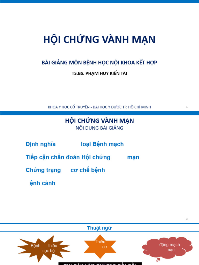 Bệnh mạch vành (HC vành mạn) 1209 | PDF