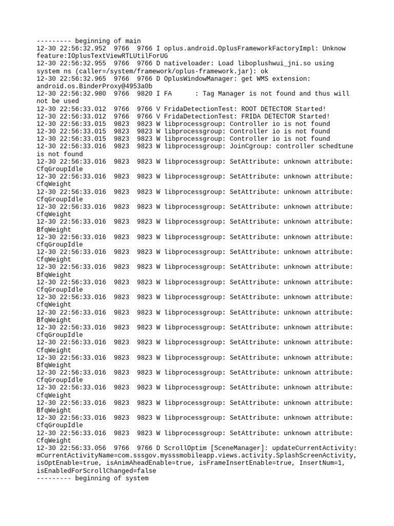 Oplus Framework Log Analysis | PDF | Software Development | System Software