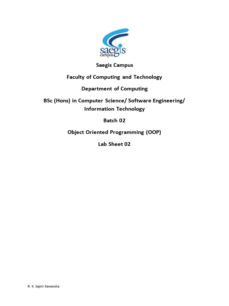 Lab Sheet 02 - Input, If-Else, Elseif | PDF