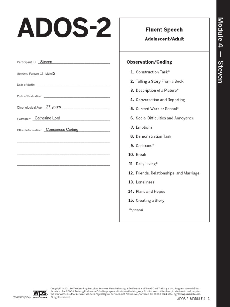 W-605CV (CD4) Steven v1 | PDF | Gesture | Stuttering