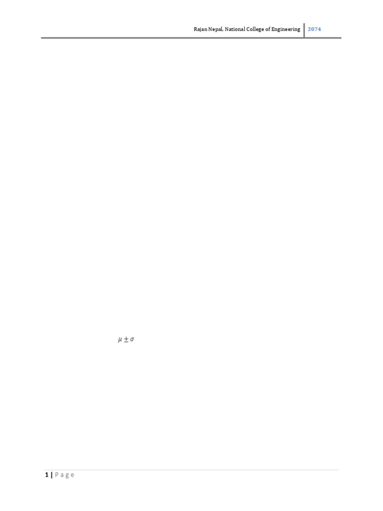 Measure Of Dispersion Pdf Variance Standard Deviation