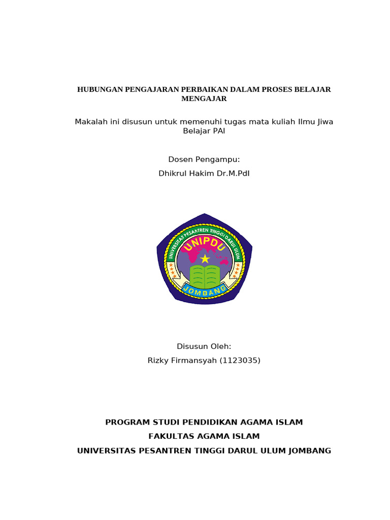 PK Dikrul Kel.5 | PDF