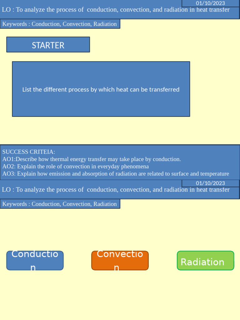 l6 - Conduction Convection Radiation | PDF | Heat Transfer | Thermal ...