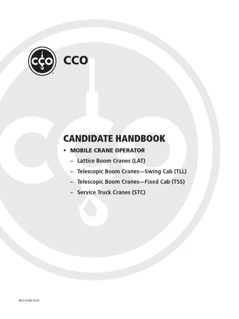 Mobile Crane Operator Certification Guide | PDF | Crane (Machine ...