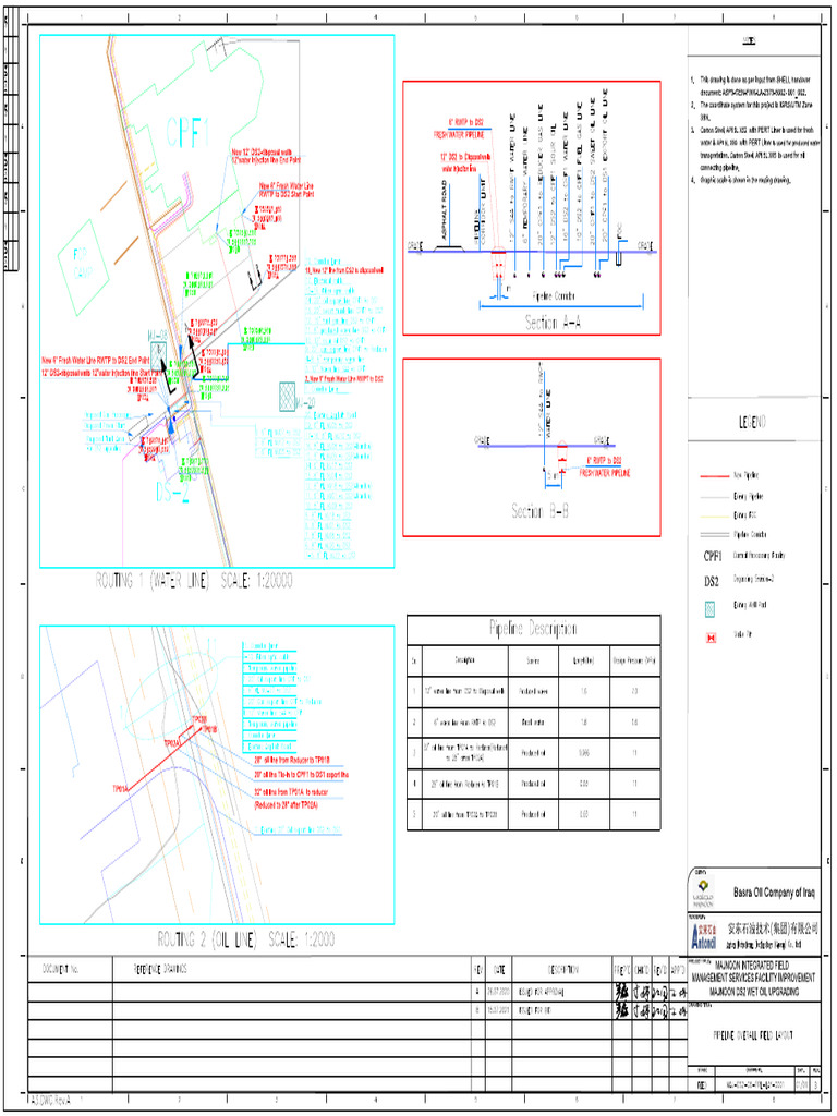 MAJ-DS2-06-PPL-LAY-0001 - B - Pipeline Overall Field Layout IFB | PDF