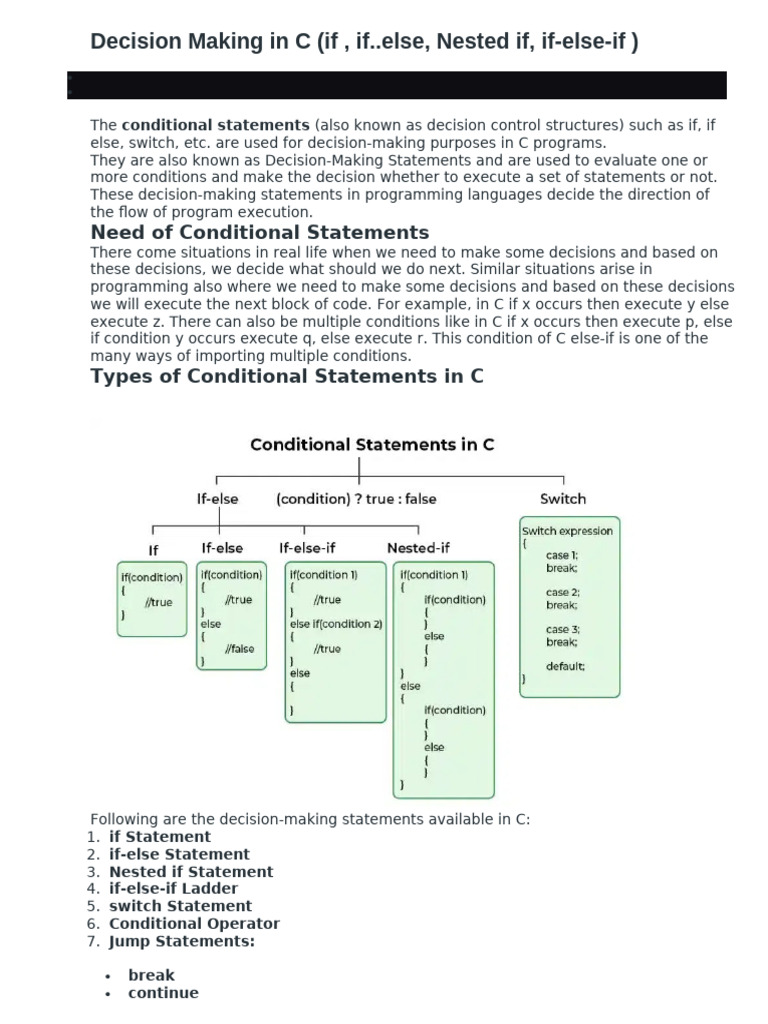 C Arrays | PDF | Control Flow | Pointer (Computer Programming) C Arrays | PDF | Control Flow | Pointer (Computer Programming)