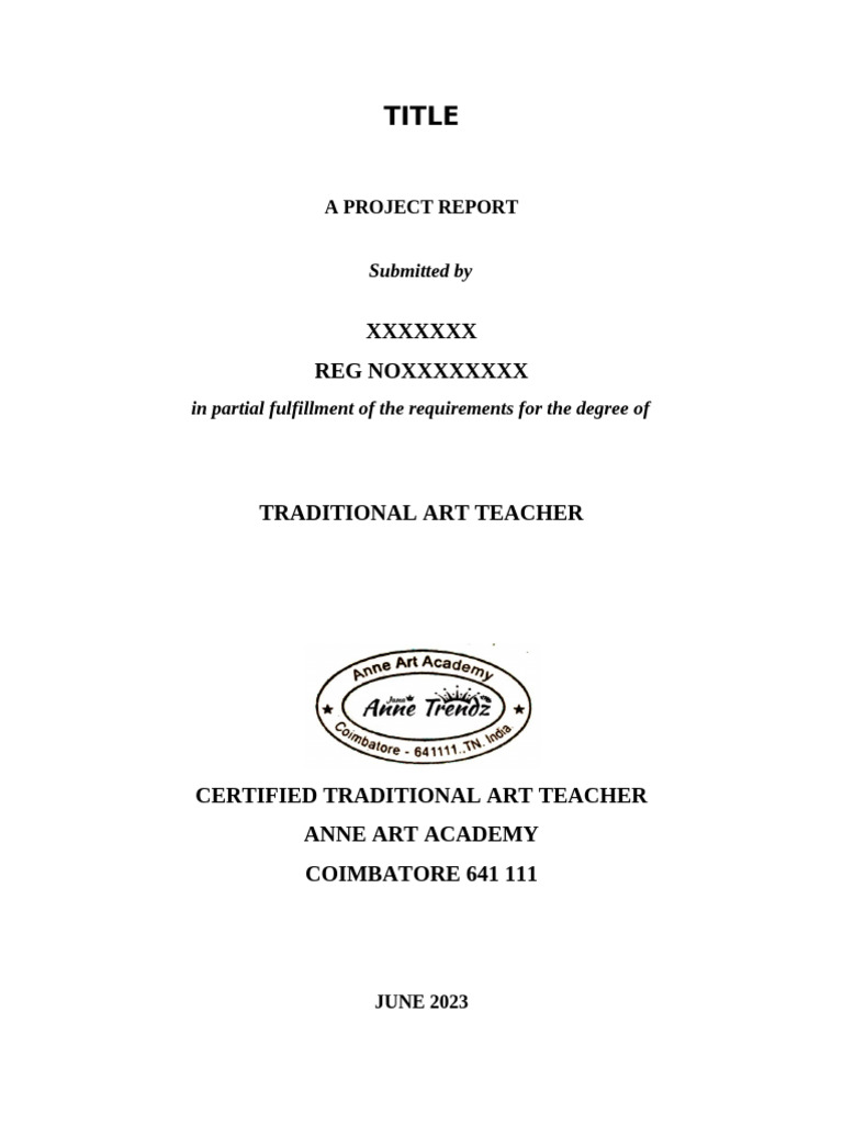 Project Sample AAA | PDF