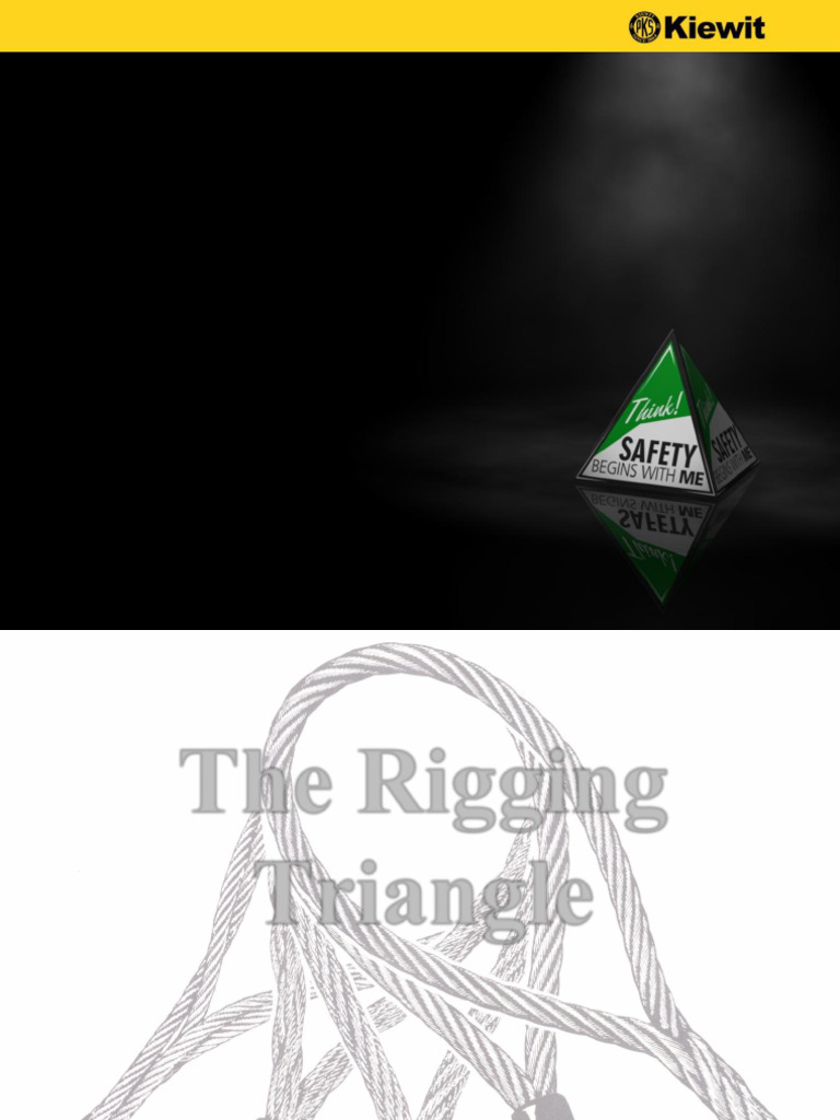 Crane Rigging Exercise by Kiewit Literature | PDF | Crane (Machine) | Rope