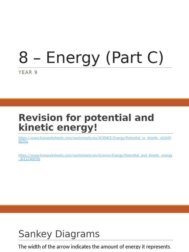 8 - Energy (Part C) | PDF