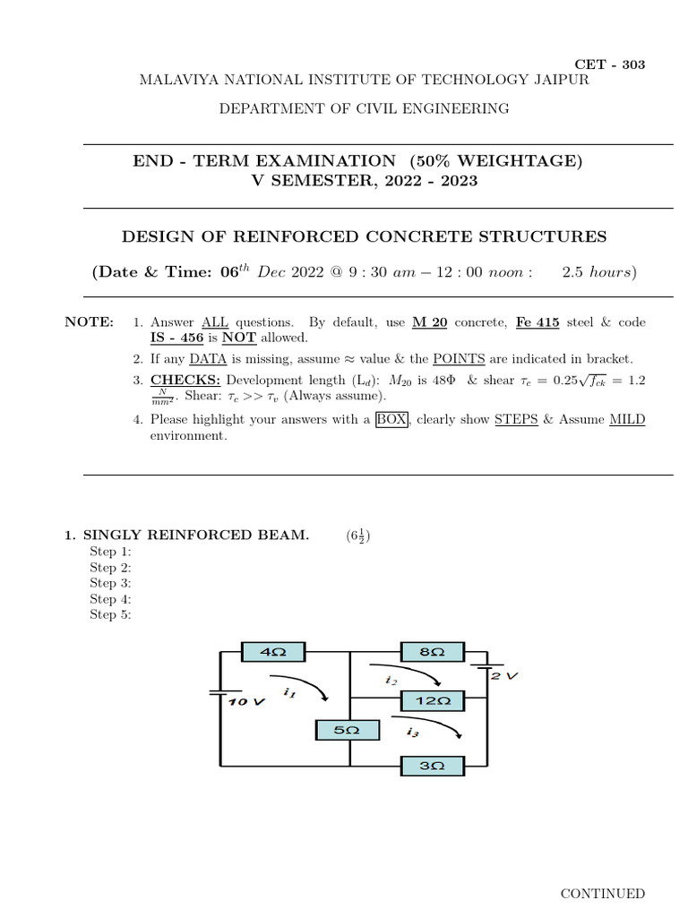 Drs End-Term 2022 Model Paper | PDF