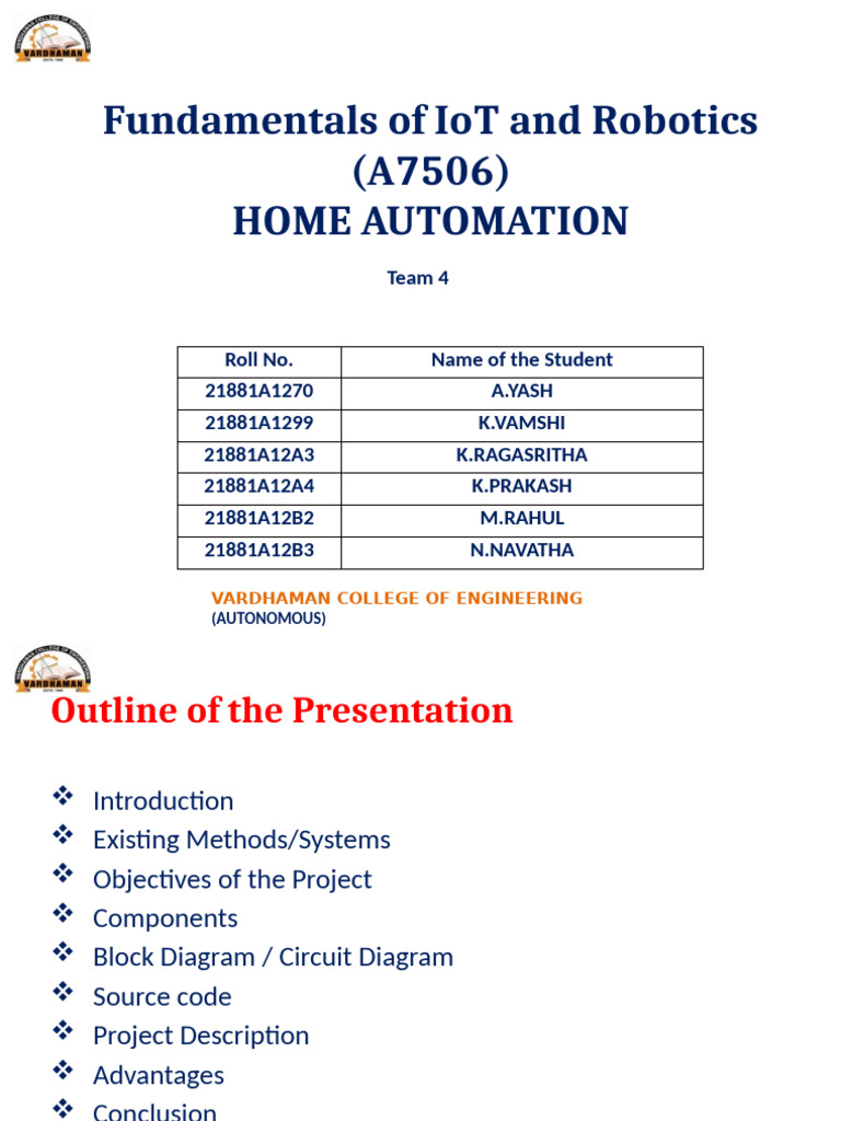 FOIR[1]Final | PDF | Home Automation | Automation