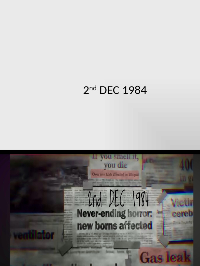 2nd DEC 1984 | PDF | Occupational Safety And Health