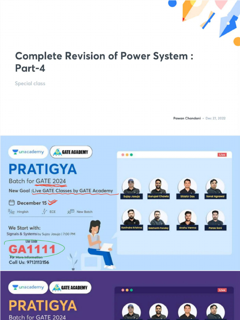 Complete Revision of Power System Part2 With Anno | PDF