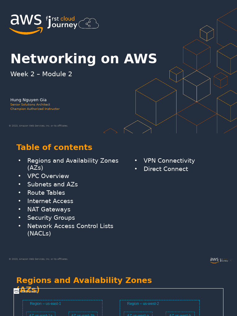 AWS Networking Module Overview | PDF | Ip Address | Amazon Web Services