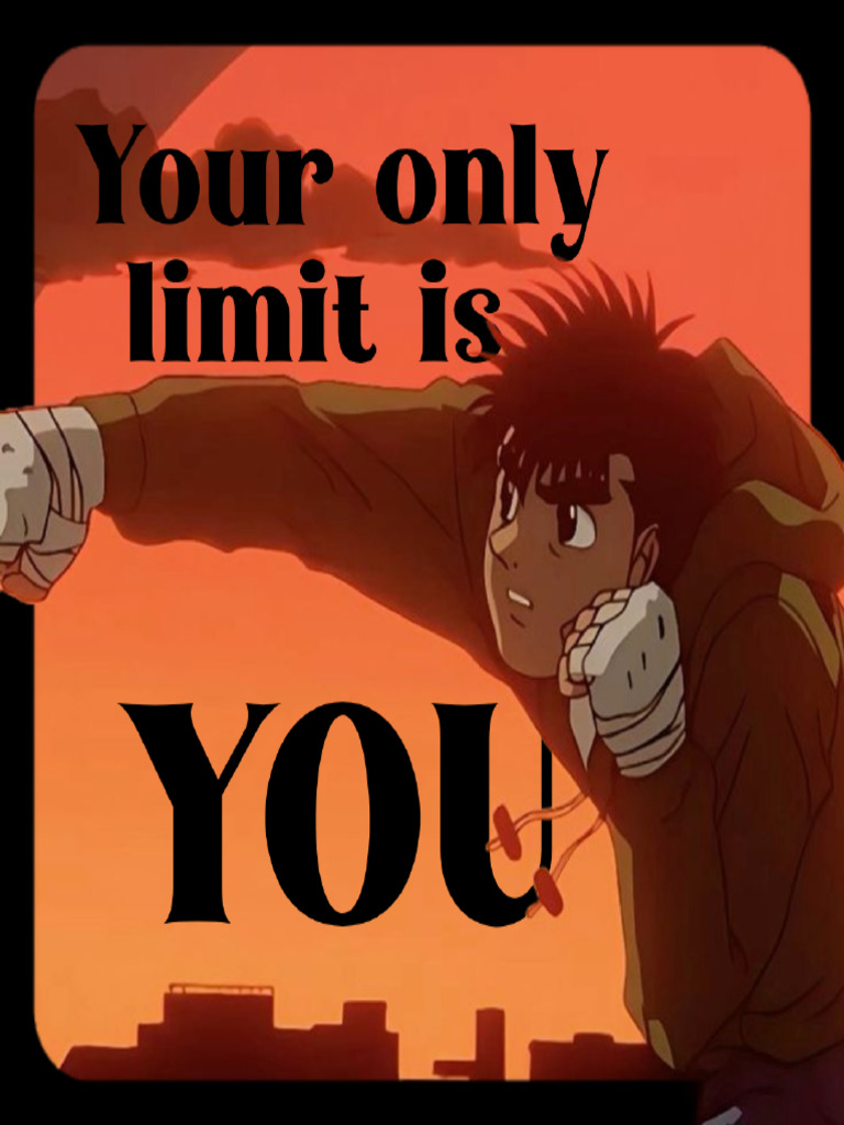 Anime Inspirational Digital Poster | PDF