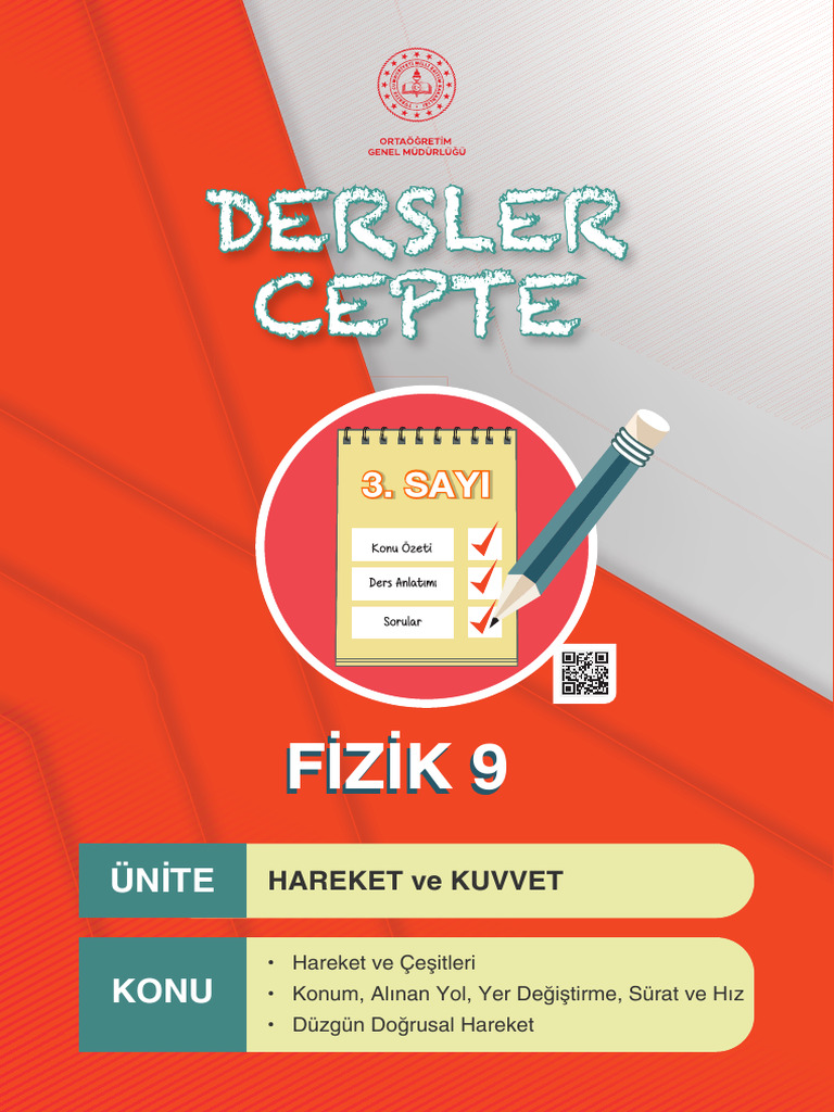 9.sinif Fizik Hareket Ve Kuvvet Ders Notu | PDF