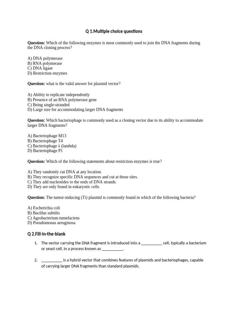 Paper of Genetic Engineering[1] | PDF | Plasmid | Molecular Cloning