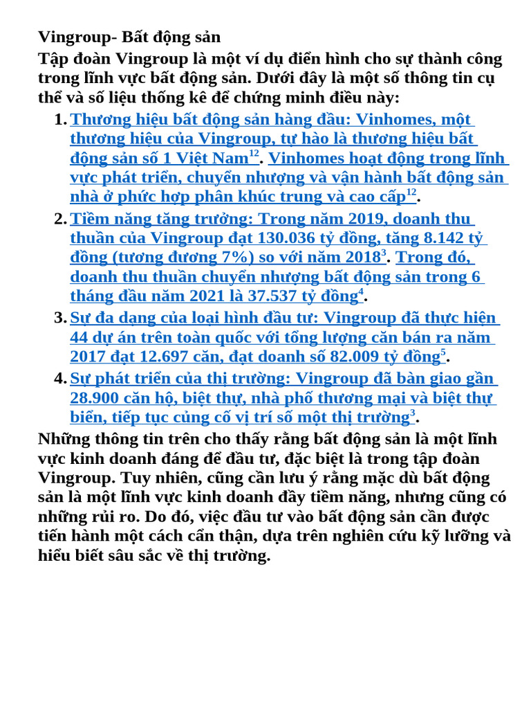 Vingroup VN | PDF