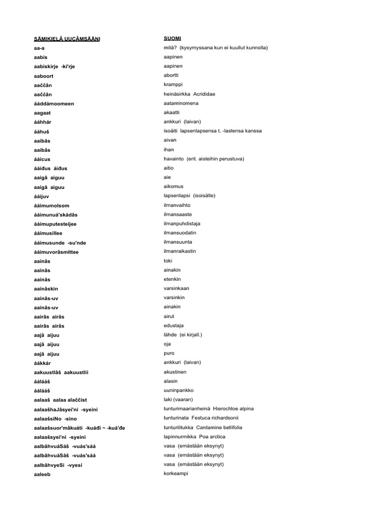 Säämi-suomâ-säämi | PDF