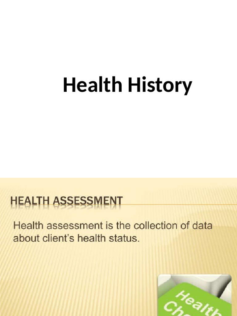 Health Assessment | PDF