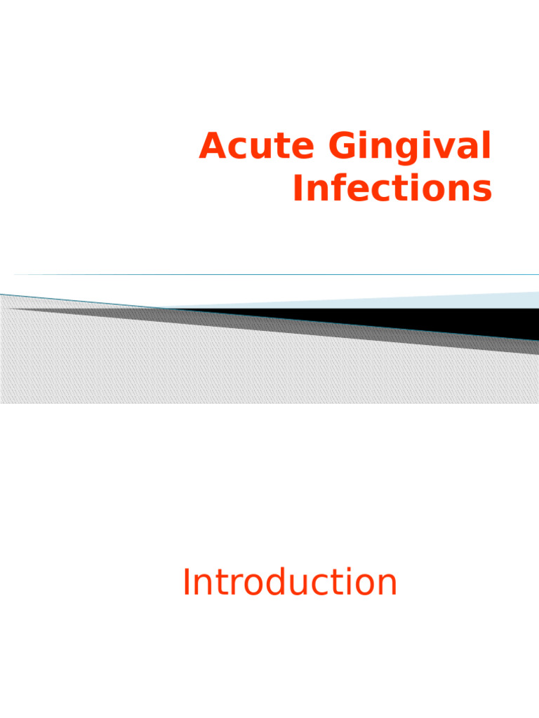 10-Acute Gingival Infections | PDF | Clinical Medicine | Diseases And ...