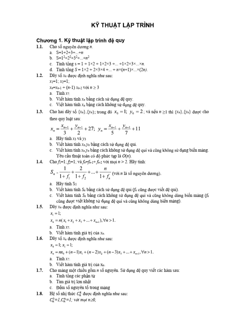 Practice Content - Programming Techniques | PDF