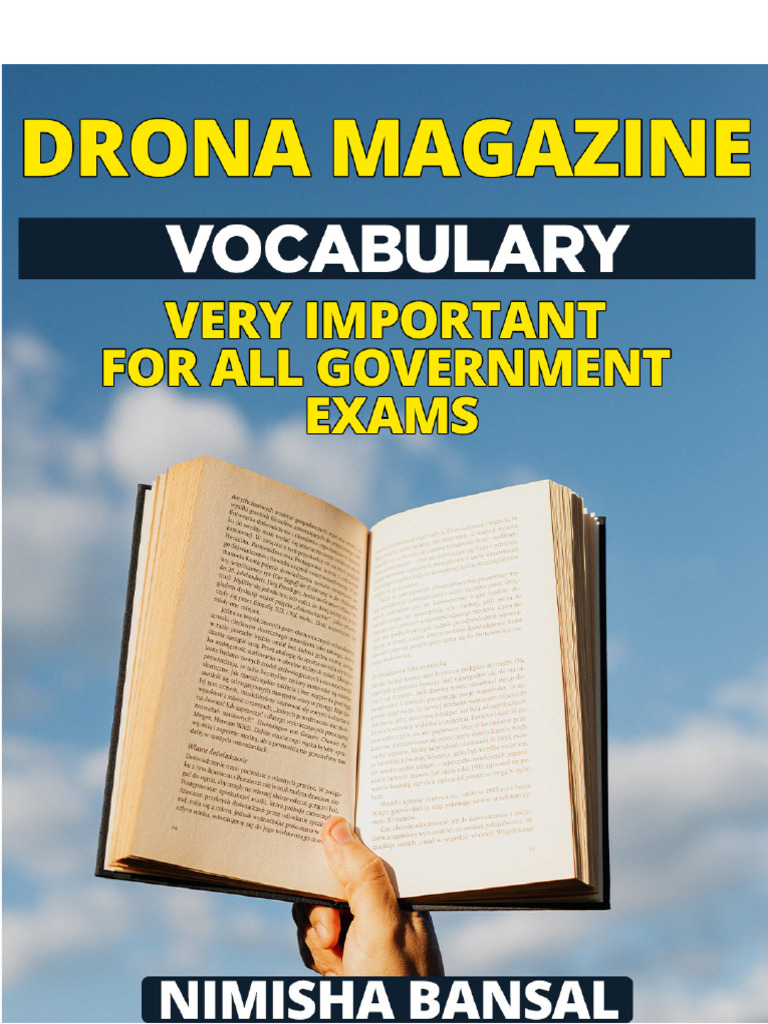 Last 3 Month Vocabulary Magazine | PDF Last 3 Month Vocabulary Magazine | PDF