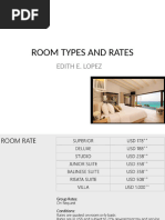 Room Tariff Structure | PDF | Meal | Hotel