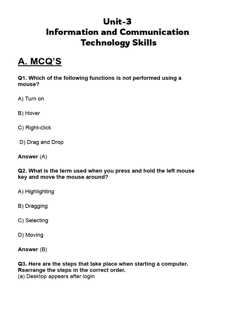 Unit 3 ICT Skills Class 10 | PDF | Computer File | Encryption