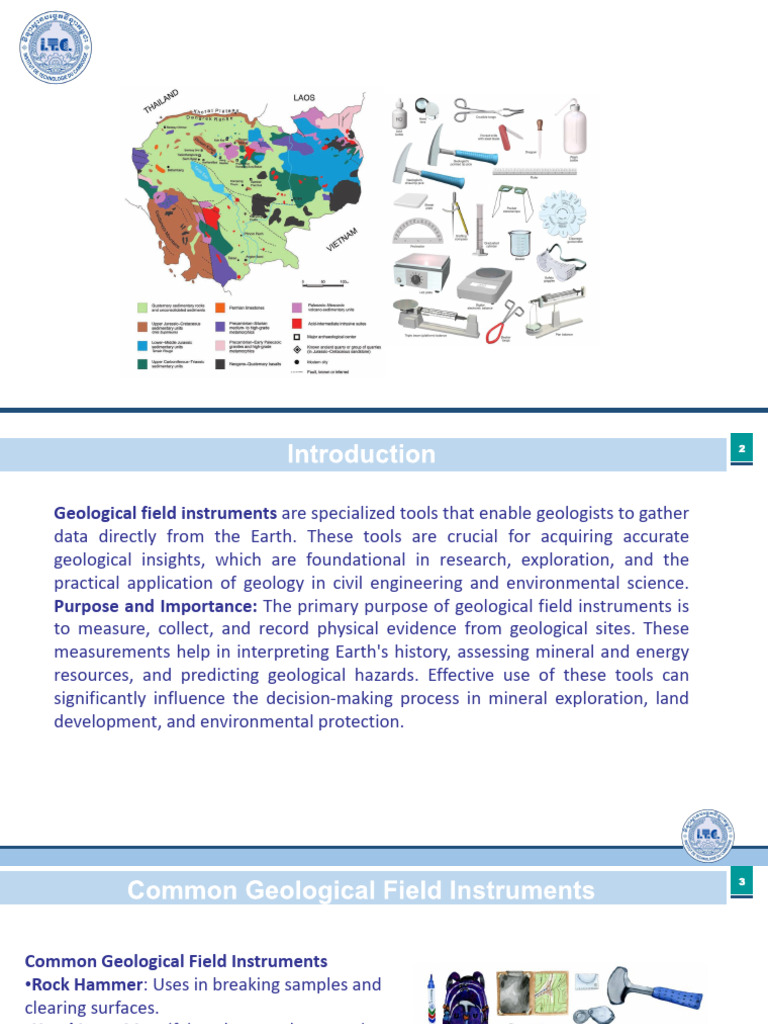 Lecture 7 Geological Field Instruments and Mapping | PDF | Geology ...
