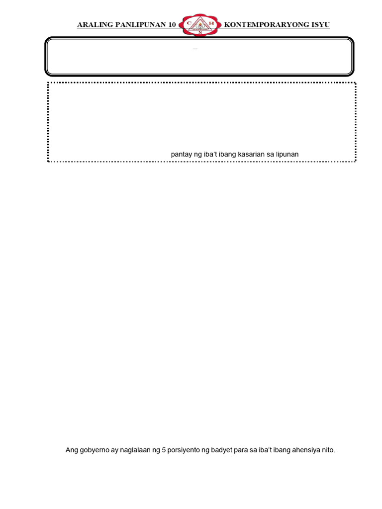 AP10 Quarter-3 LAS Week-8 | PDF