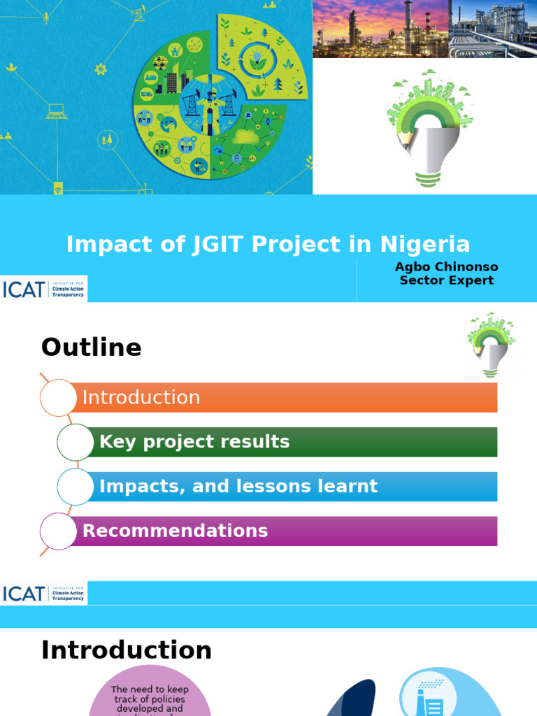 Impact of JGIT Project in Nigeria 24072024 | PDF | Environment | Natural Environment