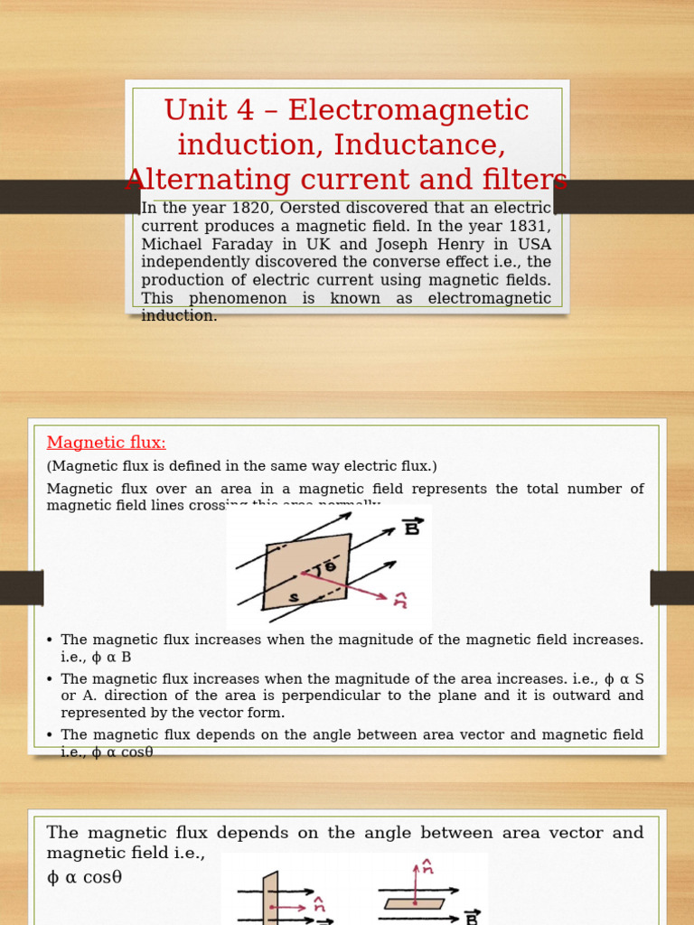 Electromagnetic Induction and Applications | PDF | Electromagnetic ...