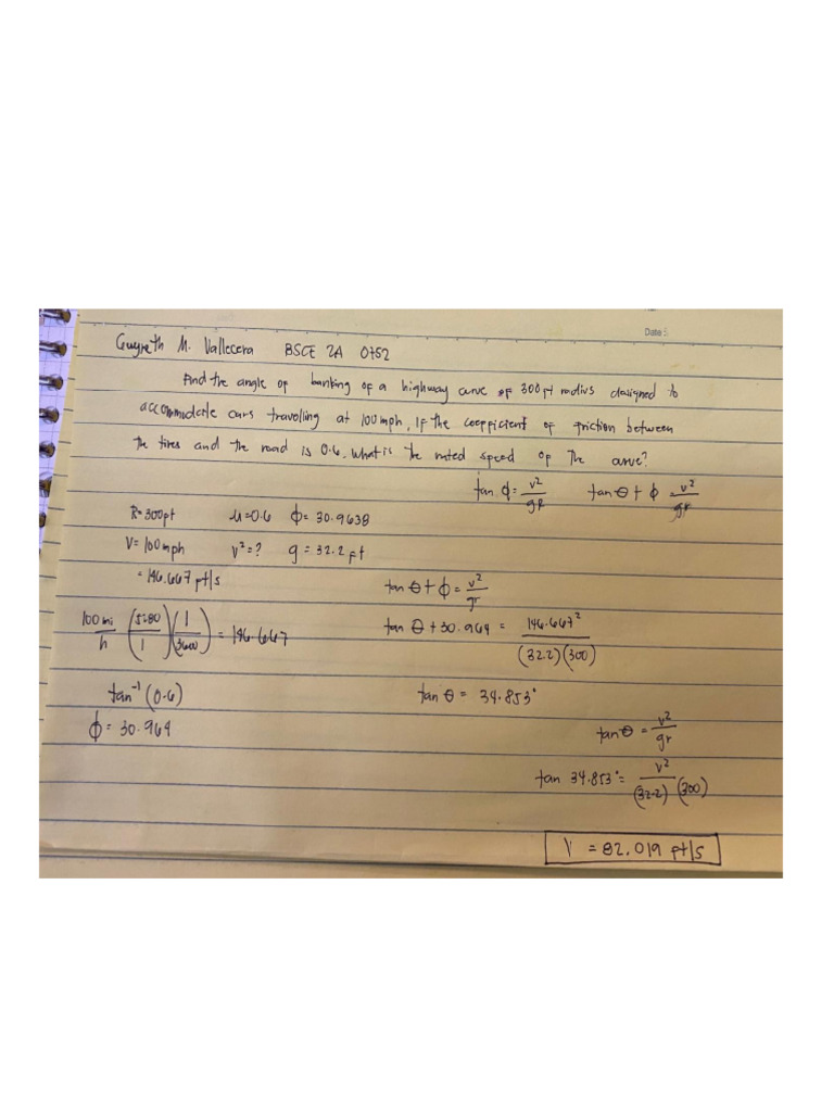 Banked Curve Pdf 7853