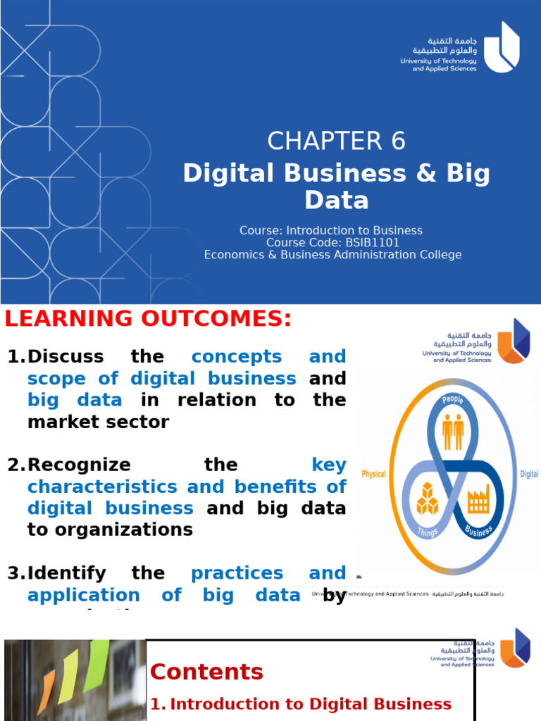 Chapter 6 - Digital Business and Big Data GF | PDF | Big Data | Analytics Chapter 6 - Digital Business and Big Data GF | PDF | Big Data | Analytics