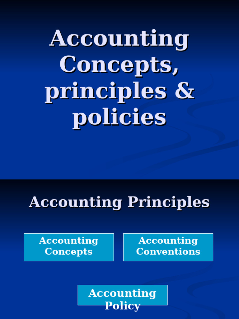7. Accounting Concepts, principles & policies | PDF | Expense ...