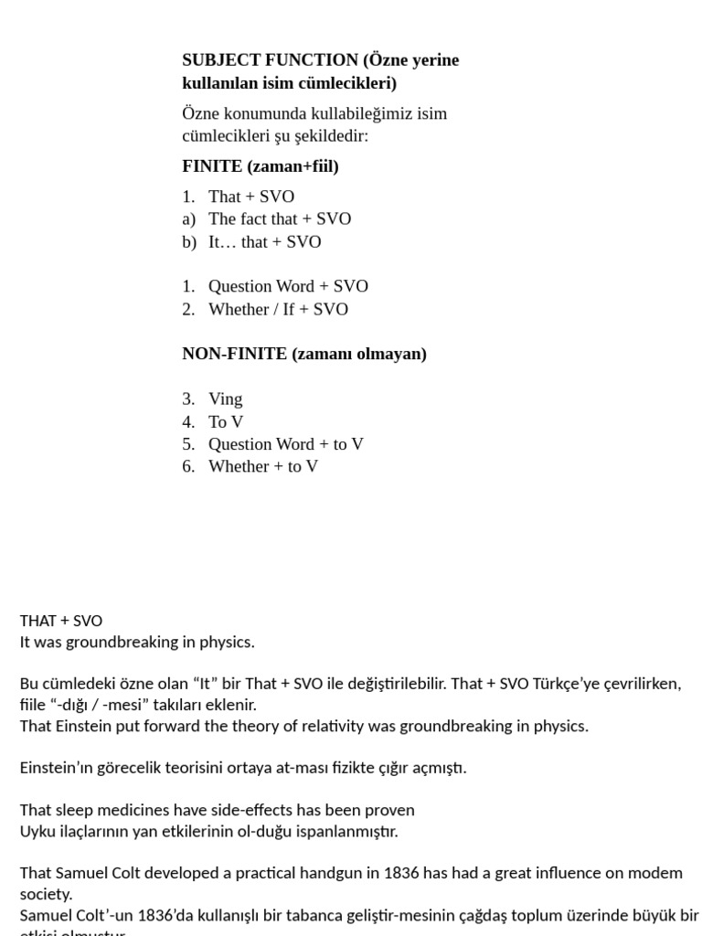 Subject Function | PDF