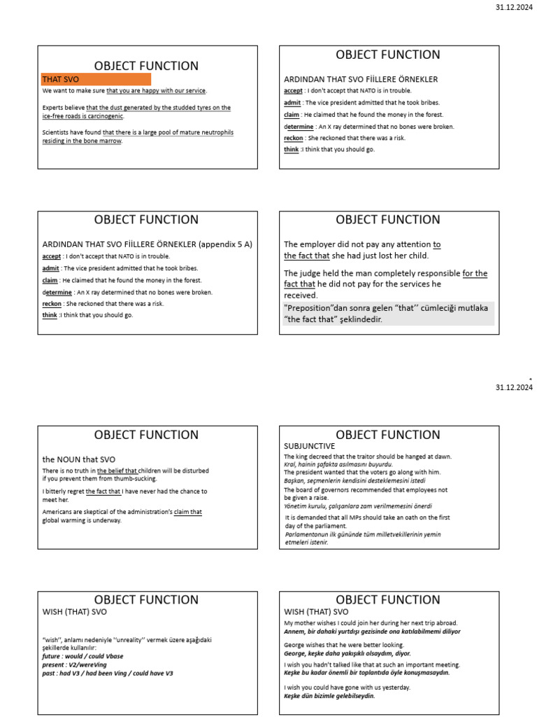 Sunum PDF Object Function | PDF