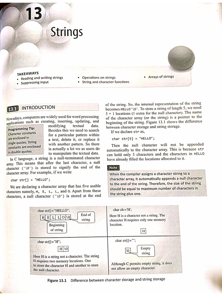 Module 4(Strings and Pointers) | PDF Module 4(Strings and Pointers) | PDF