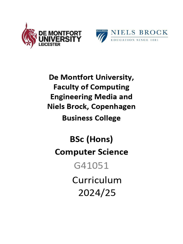 BSC Computer Science Curriculum 2024 2025 | PDF | Time Complexity ...