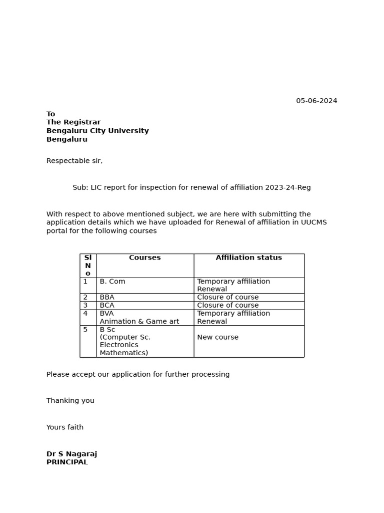 LIC covering lletter | PDF