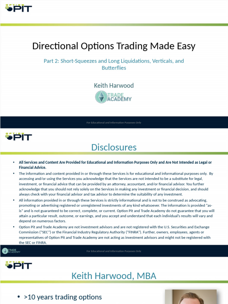 Directional-Options-Trading-Made-Easy-Part-2-1 | PDF | Financial ...
