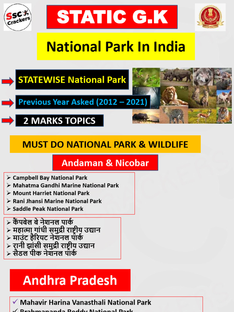 003) (REXODAS) National Park of India NA (@rexo - Talk - Bot) | PDF