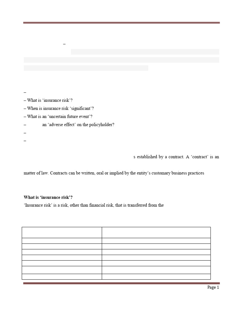 Chapter 4 Insu | PDF | Insurance | Risk