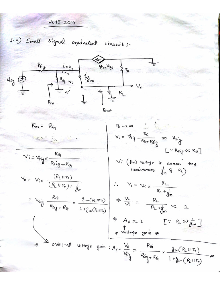 EEE 201 - MOSFET - Jahin | PDF