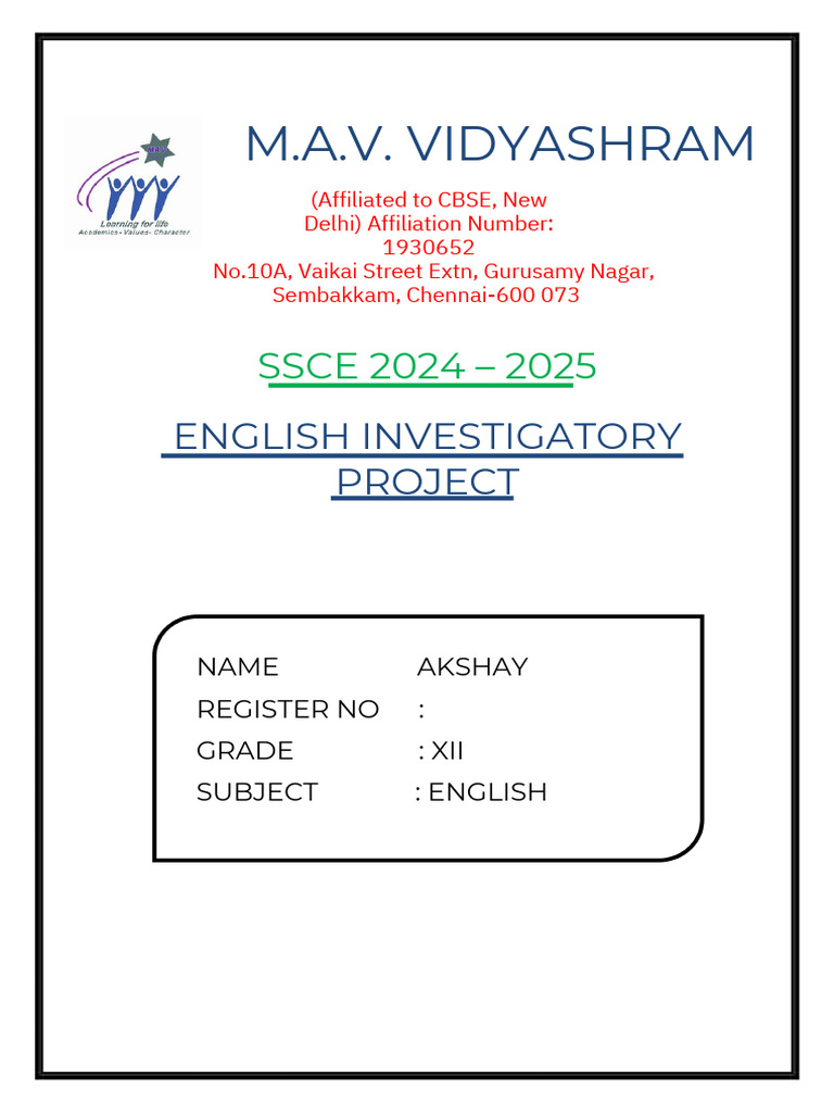 Front Page Eng PDF | PDF