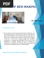 Bed Making (Nursing) | PDF | Bed | Bedding