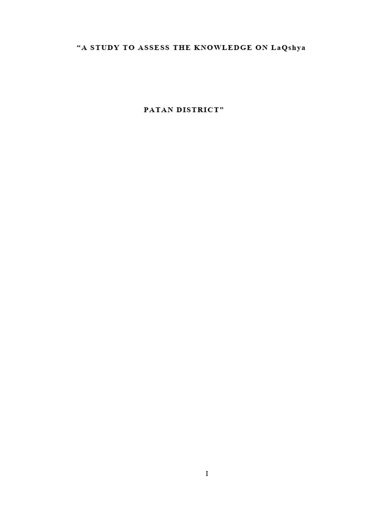 Laqshya Research | PDF | Maternal Death | Childbirth