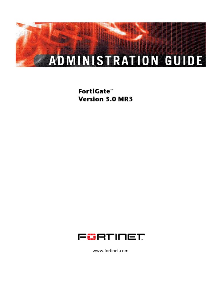 FortiGate Administration Guide | PDF | Routing | Ip Address